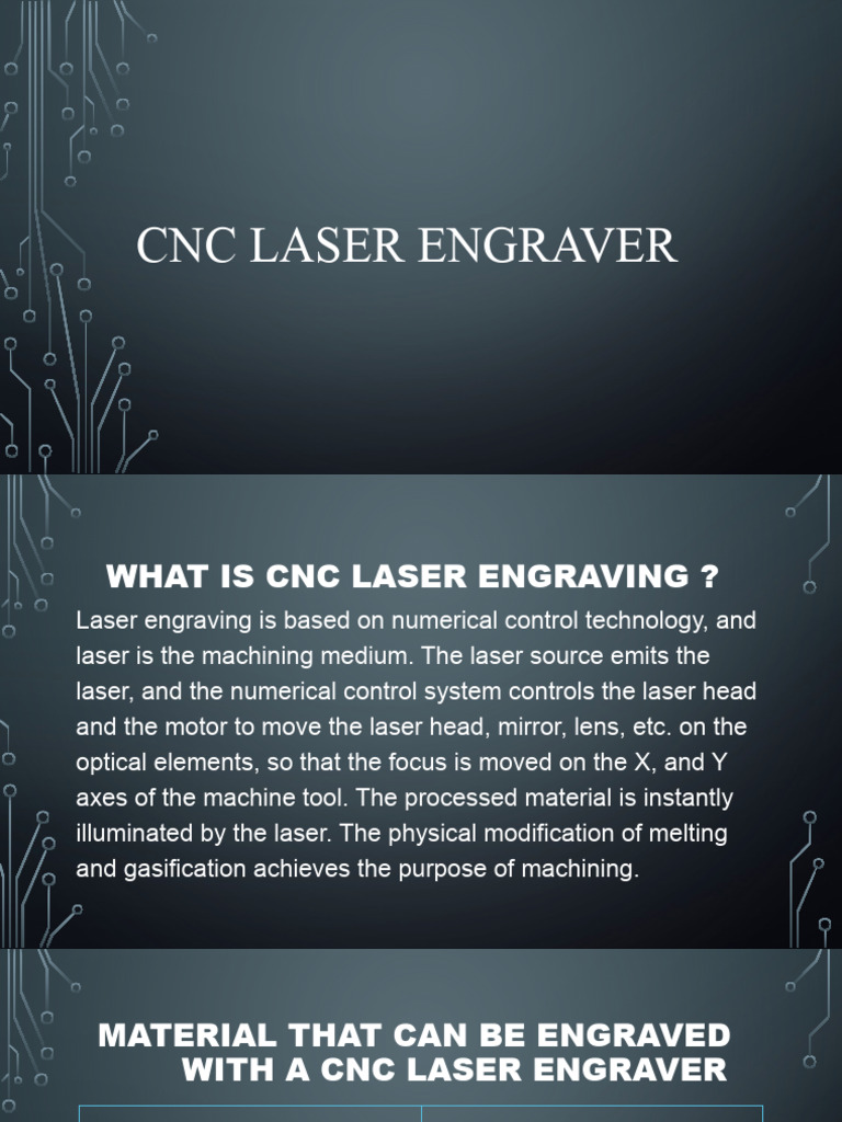 CNC Laser Engraving Overview and Benefits | PDF | Computers ...