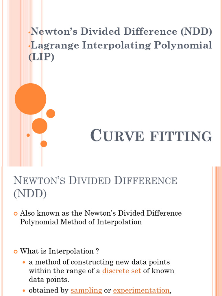 Interpolation | PDF | Interpolation | Applied Mathematics
