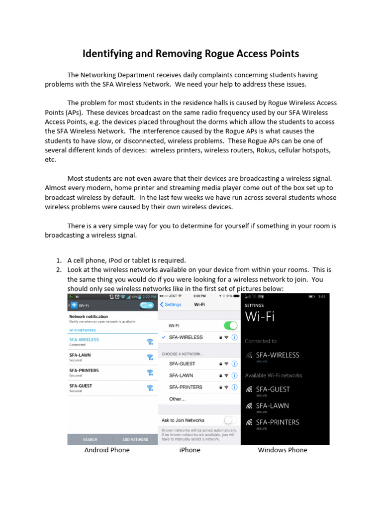 finding rogue access points | PDF | Wireless Access Point | Service ... finding rogue access points | PDF | Wireless Access Point | Service ...