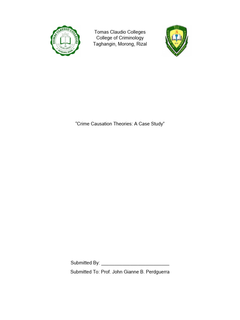 Crime Causation in Urban Displacement | PDF | Crimes | Crime & Violence
