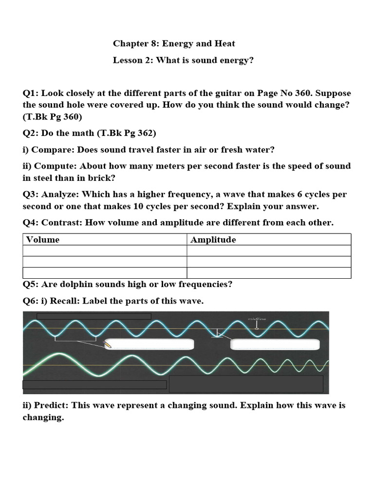 Understanding Sound Energy Concepts | PDF