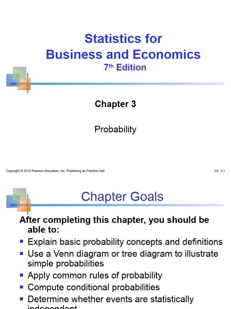 Chap 03 | PDF | Probability | Odds