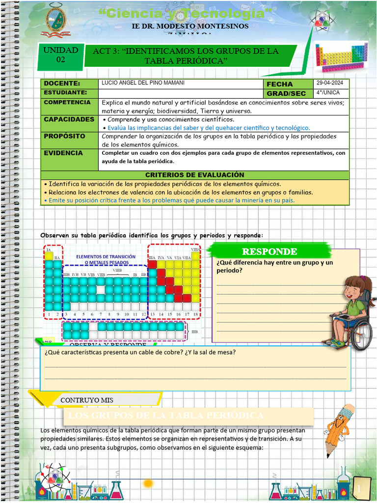 3º Act 3 Cyt Und 2 - Sem 3 | PDF | Rieles | Minería