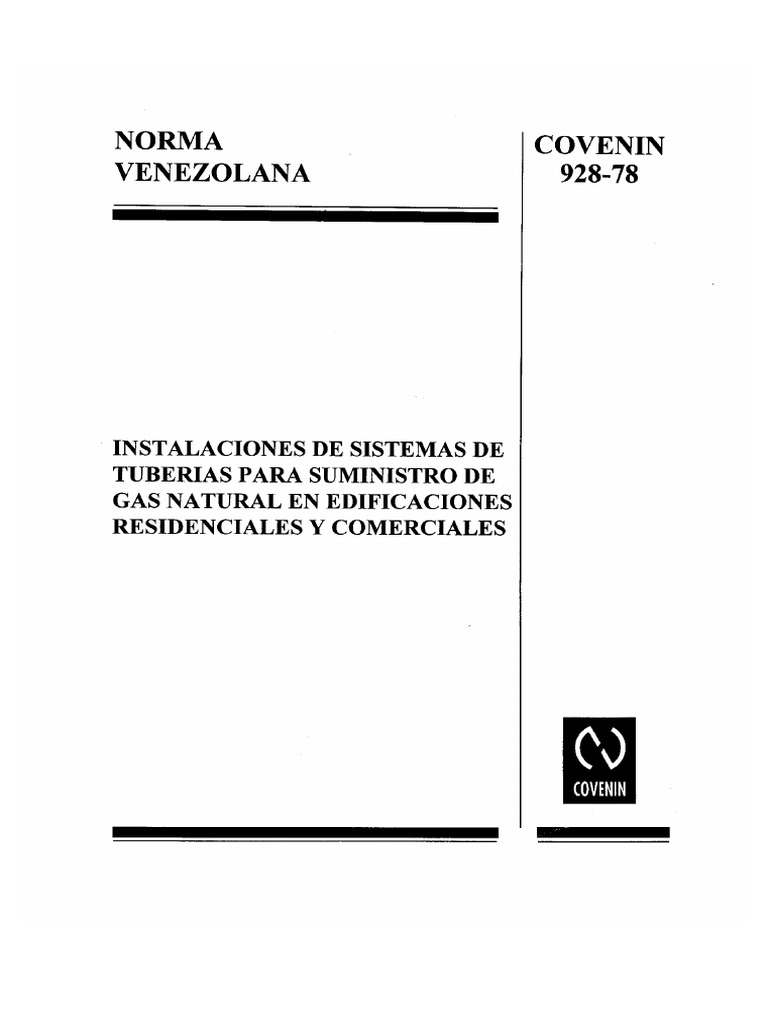 Norma COVENIN 928-78 | PDF