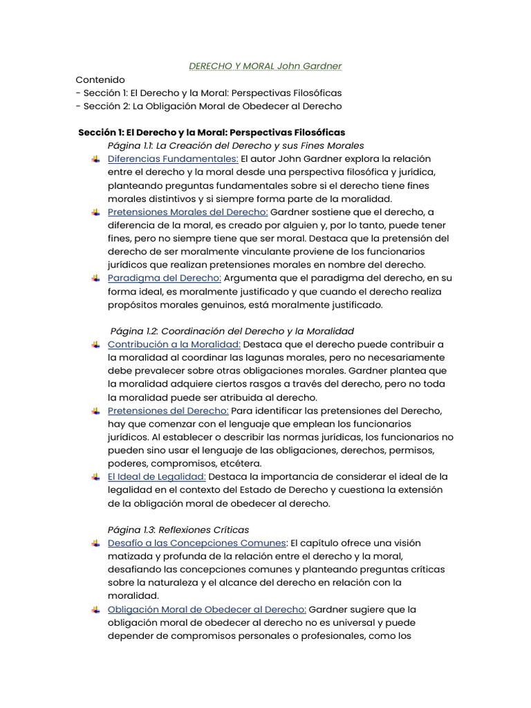 Derecho y Moral John Gardner | PDF | Moralidad | Justicia