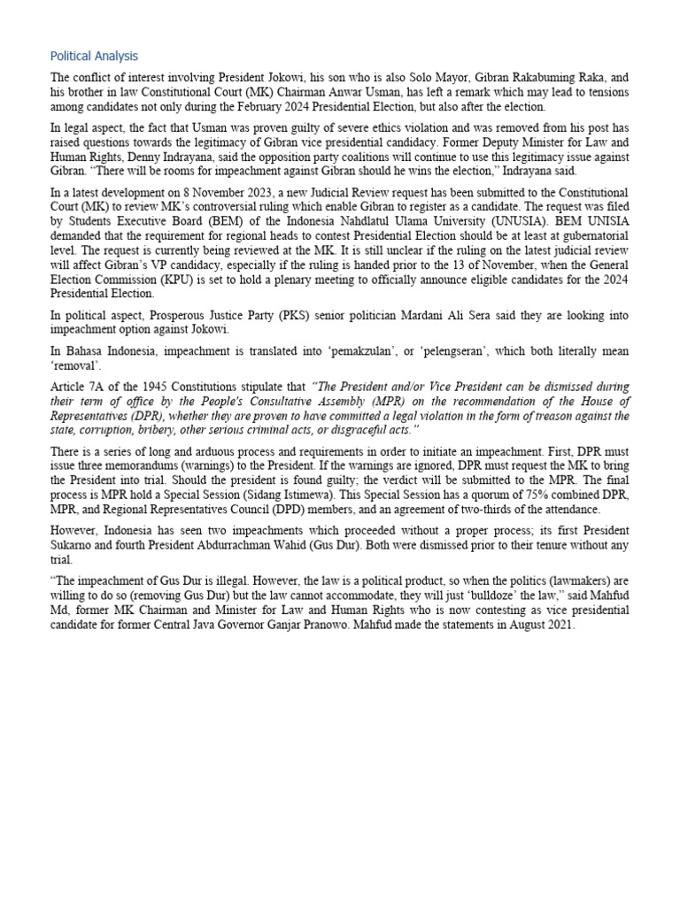 Political Analysis | PDF | Government | Public Law