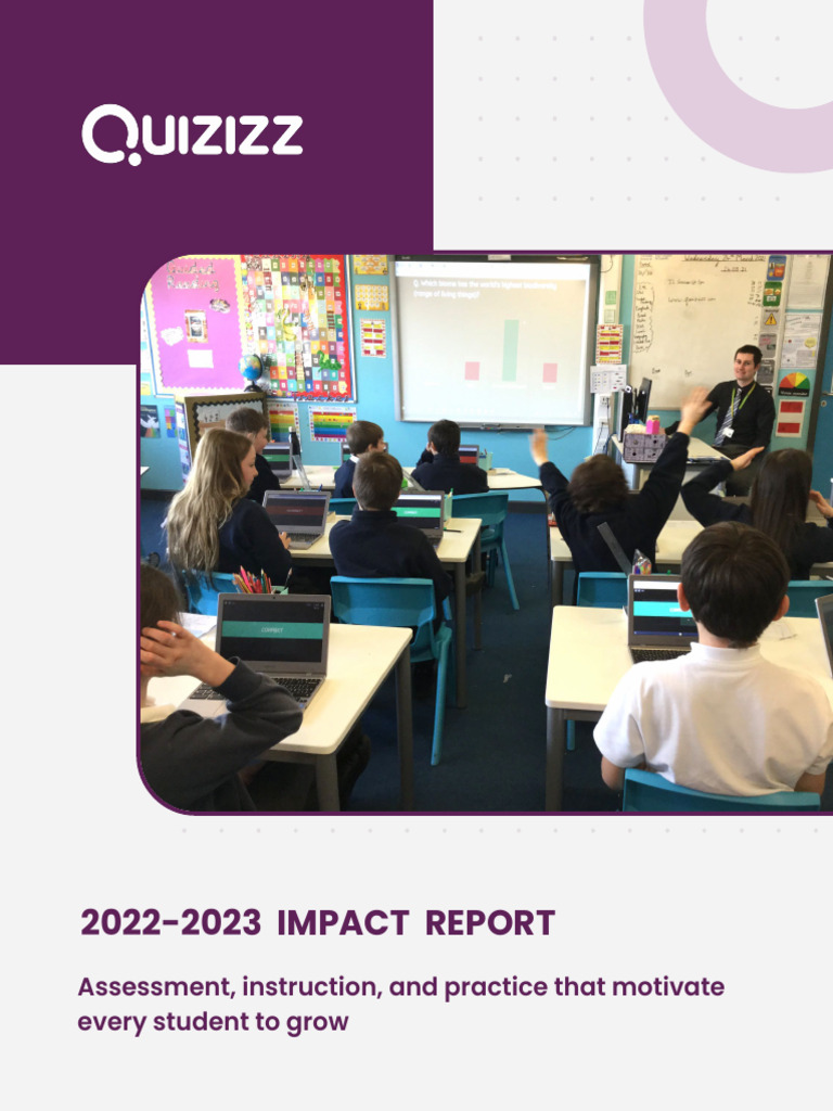65955387e040424c6fc25d2f - Quizizz Impact Report 2022 - 2023 | PDF ...