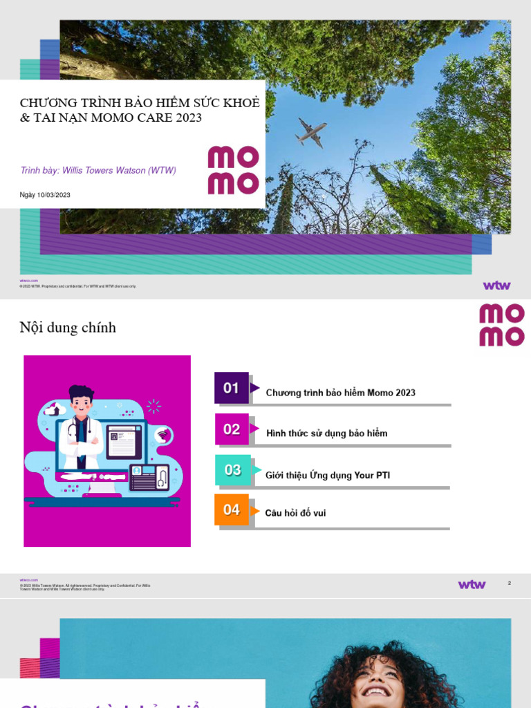 MoMo Care - 2023 Presentation | PDF