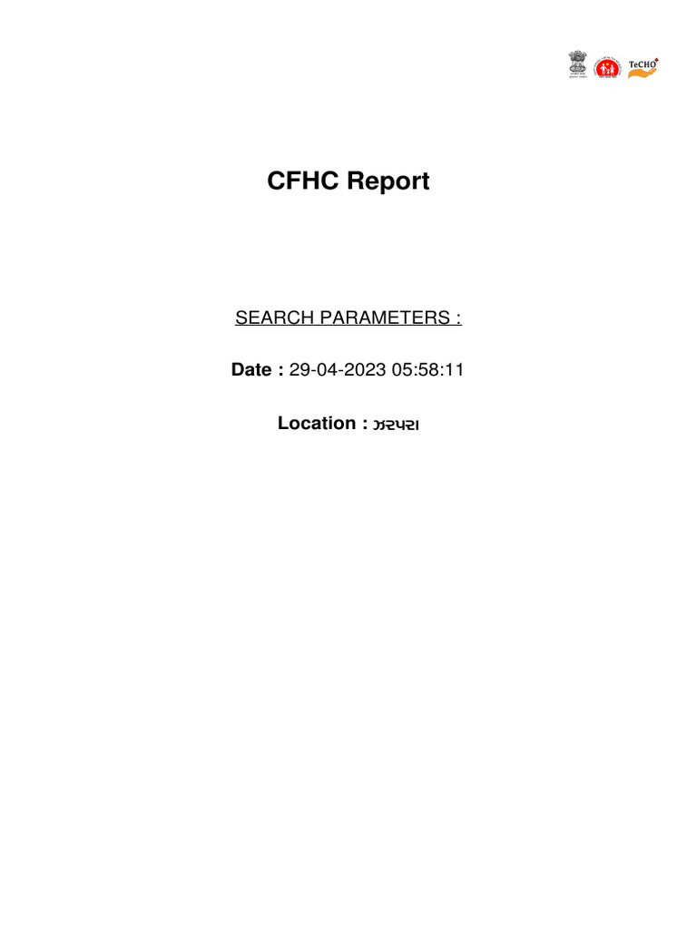 CFHC Report - 1682771292868 | PDF | World Wide Web | Internet & Web