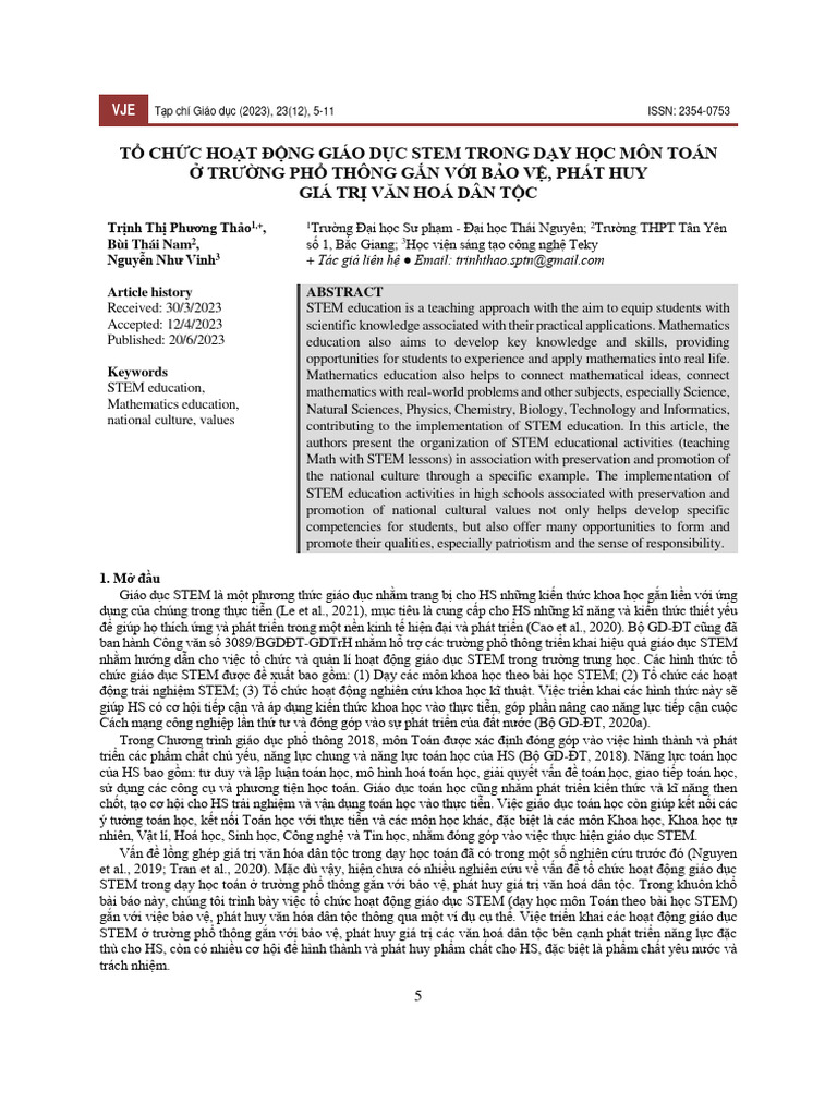 TRNH TH PHNG Tho V Cs | PDF