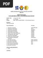 Contoh Memo Jemputan Mesyuarat 2022 | PDF