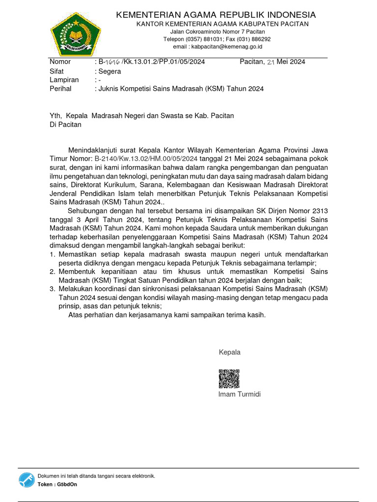 Juknis KSM - 2024 | PDF