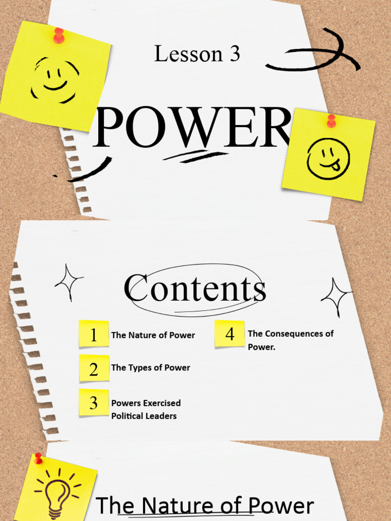 Lesson 3 Phil. Politics | PDF | Power (Social And Political ...