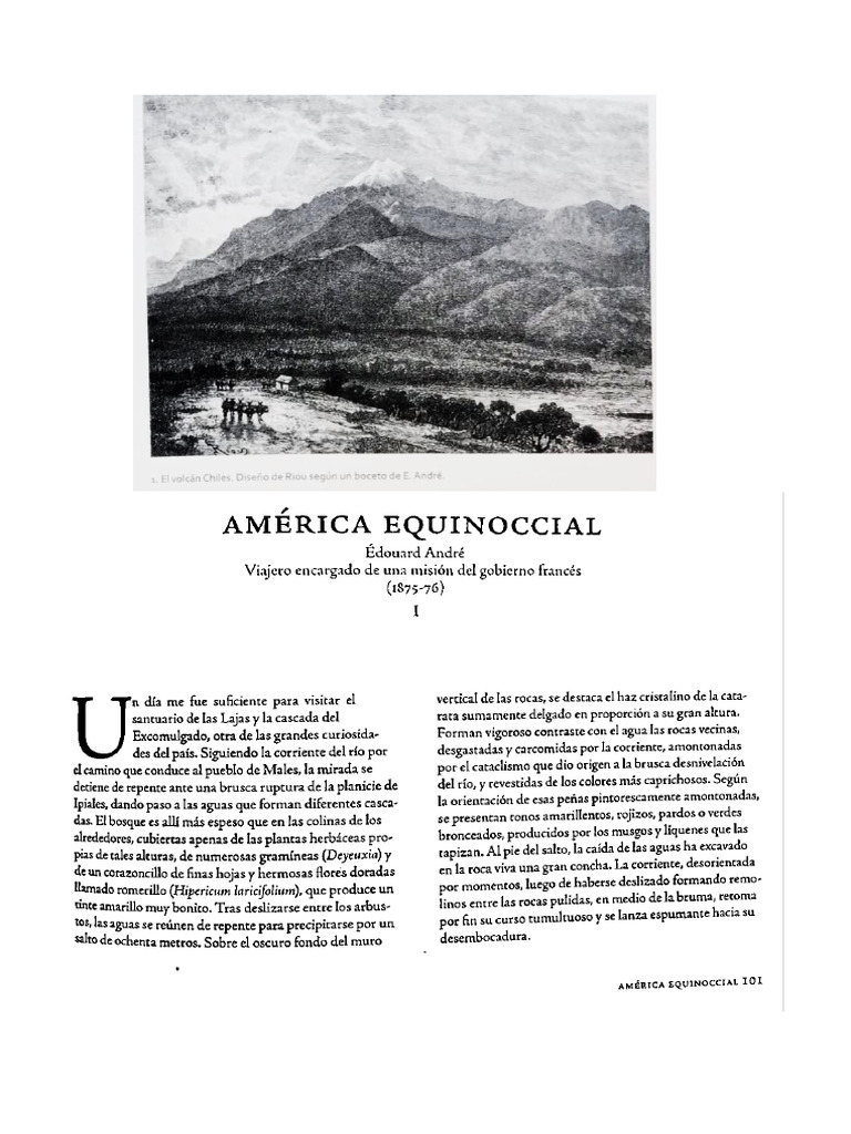 AMERICA EQUINOCCIAL de Edouard Andre | PDF