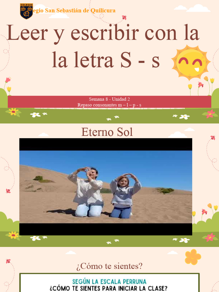 Unidad 2 - Clase 04 Repaso Consonante S | PDF | Artes del Lenguaje y ...