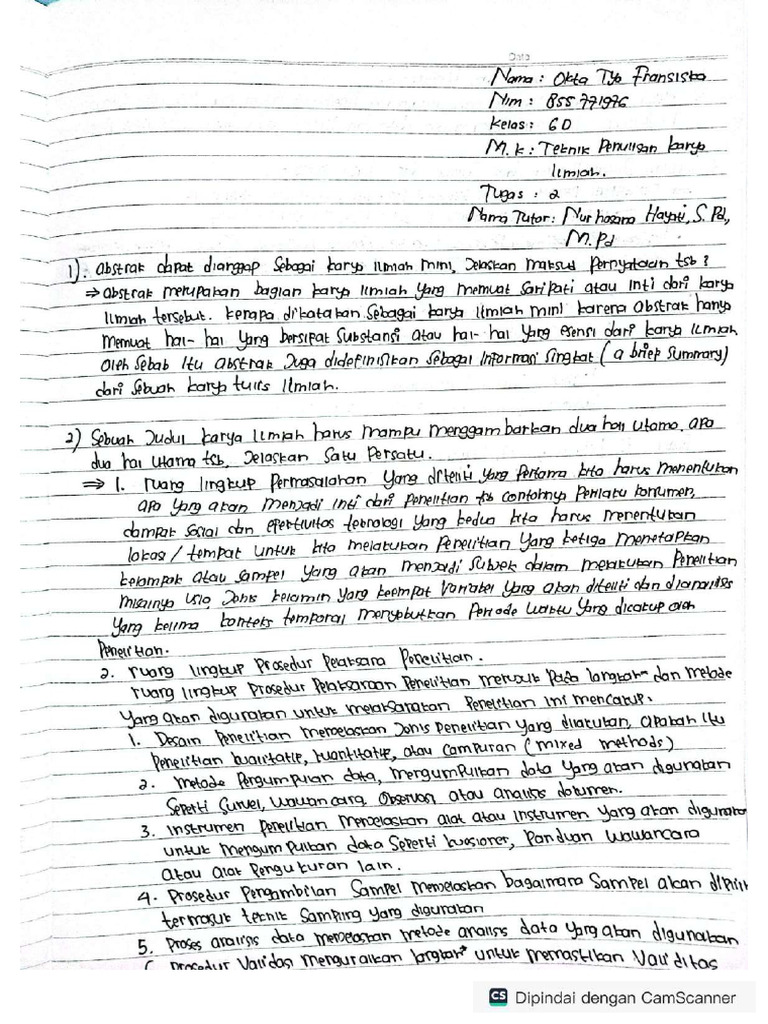 Tugas 2 Karil Okta Tya Fransiska - Compressed | PDF