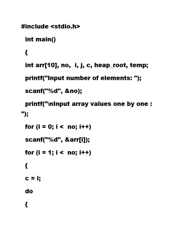 Heap Sort Pdf 