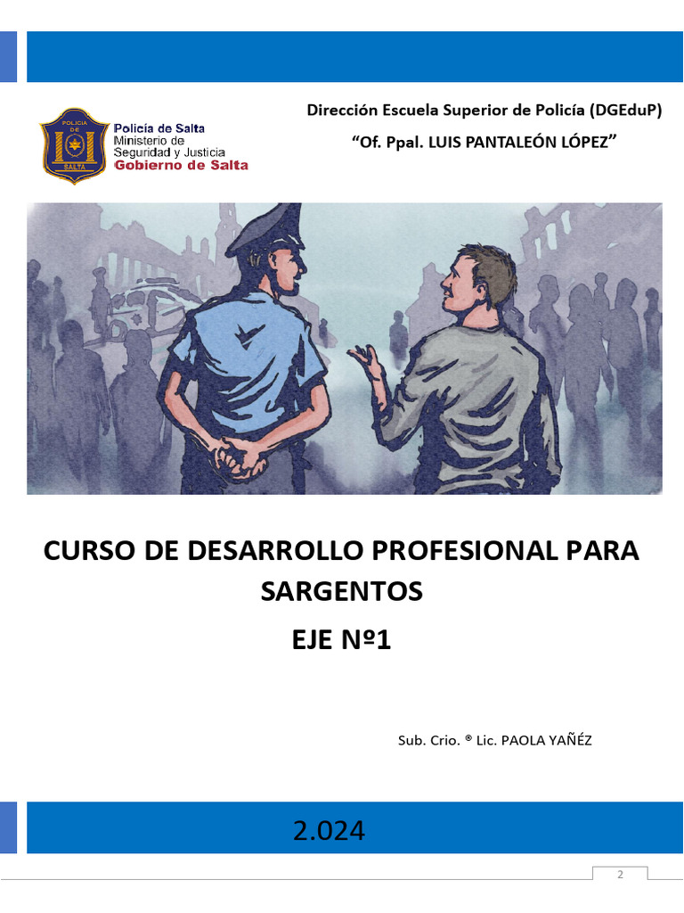 Habilidades Comunicacionales Eje Nº1 CDPP Sargento-1 | PDF ...