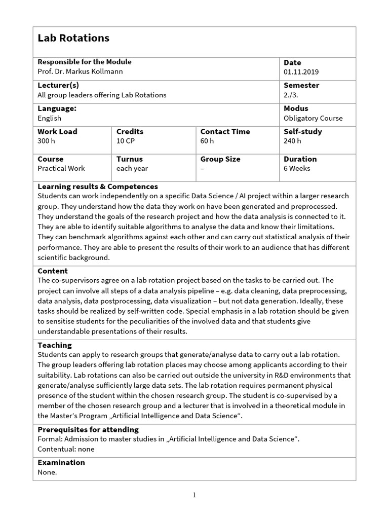 Modules MSC AI DataScience | PDF | Computer Vision | Semantic Web