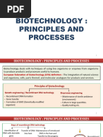 Biotechnology Principles and Processes - Notes | PDF | Molecular ...