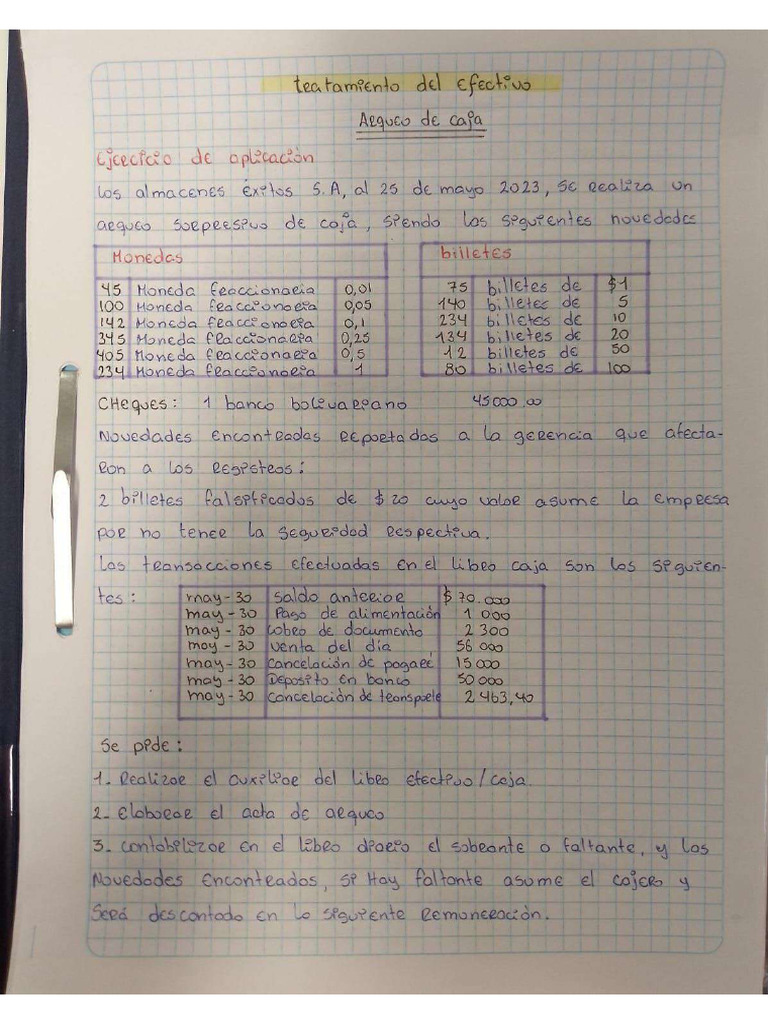 Ejercicio de Aplicacion 1 | PDF