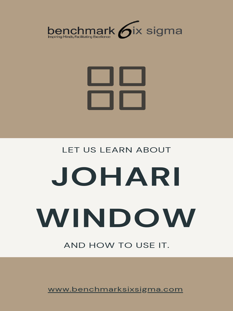 Johari Window | Download Free PDF | Cognitive Science | Behavior ...