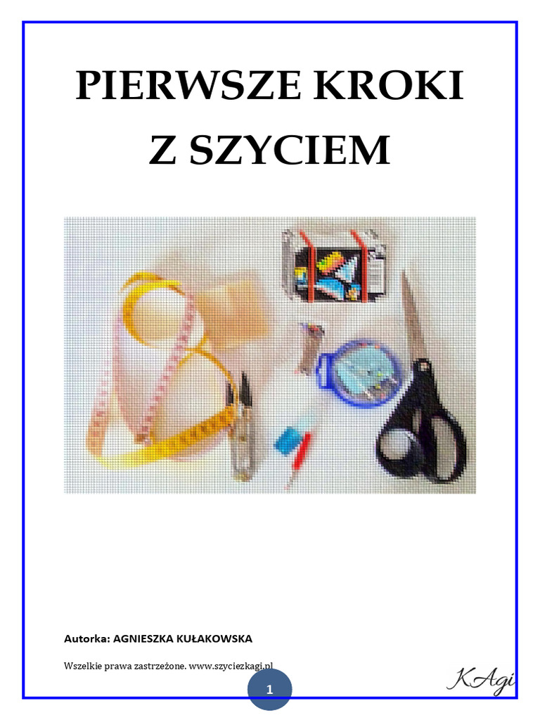 Ebook Pierwsze Kroki Z Szyciem | PDF Ebook Pierwsze Kroki Z Szyciem | PDF