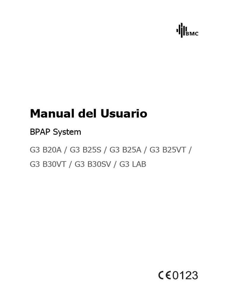 Manual de Usuario BPAP System G3 | PDF | Technology & Engineering