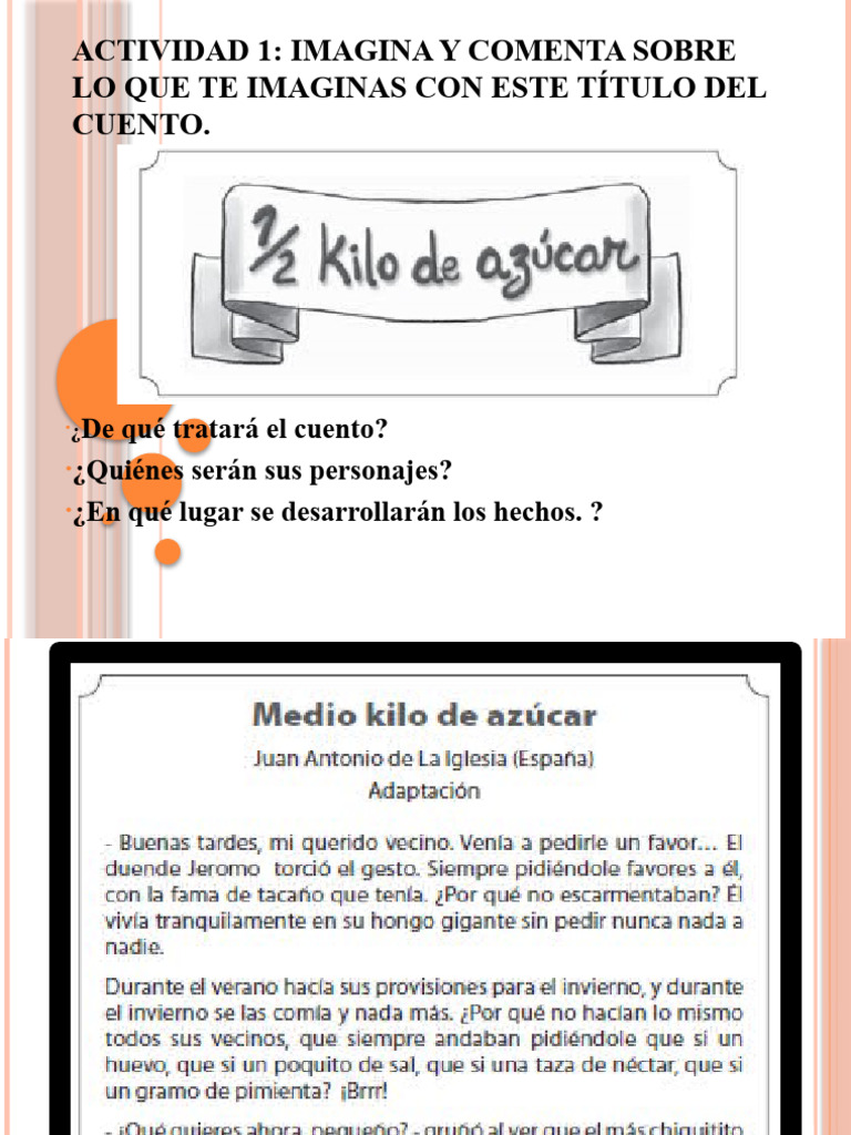 Medio Kilo de Azúcar | PDF | Artes del Lenguaje y Comunicación | Poesía