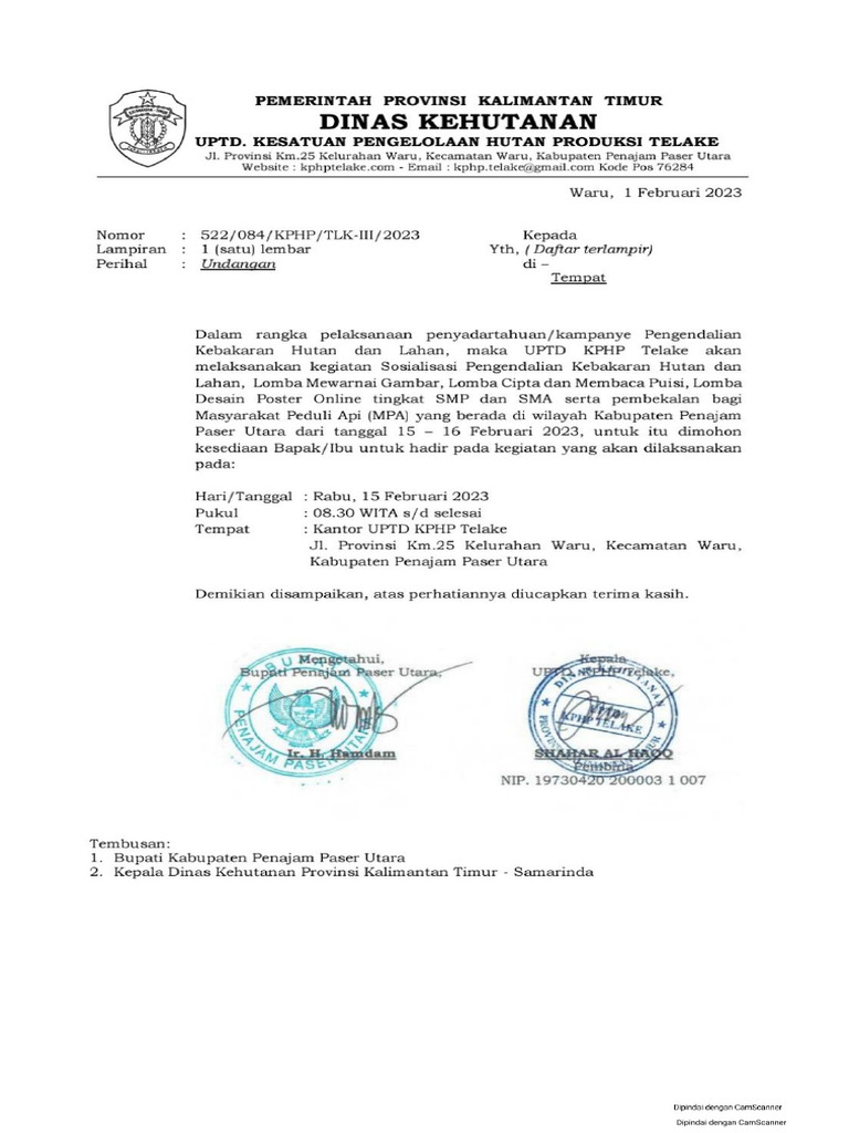 Contoh Surat RT | PDF