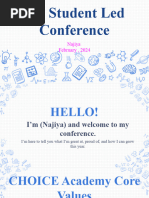 Student-Led Conference Template | PDF