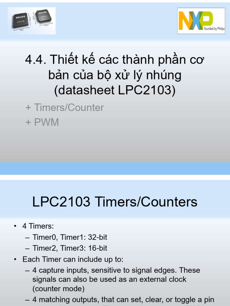 4 lpc2103 TimersCounterPWM | PDF | Timer | Computer Hardware