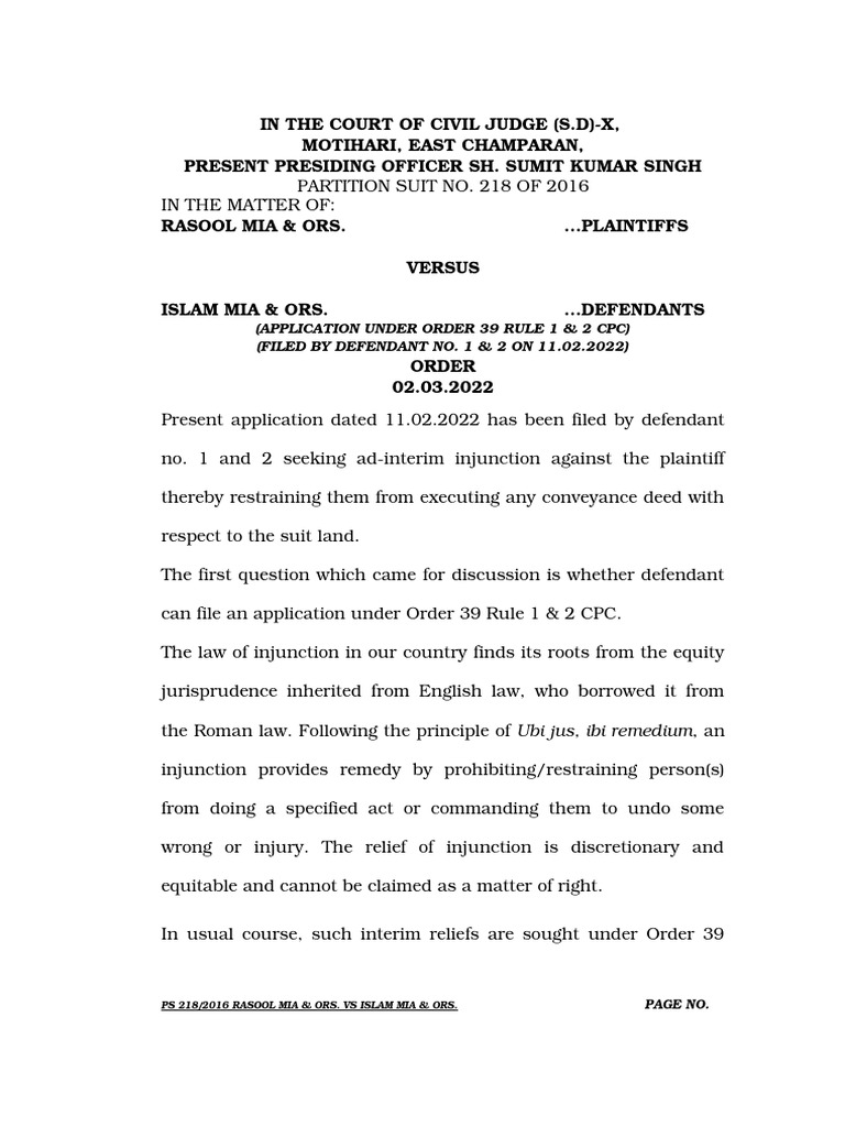 Display PDF | PDF | Lawsuit | Injunction