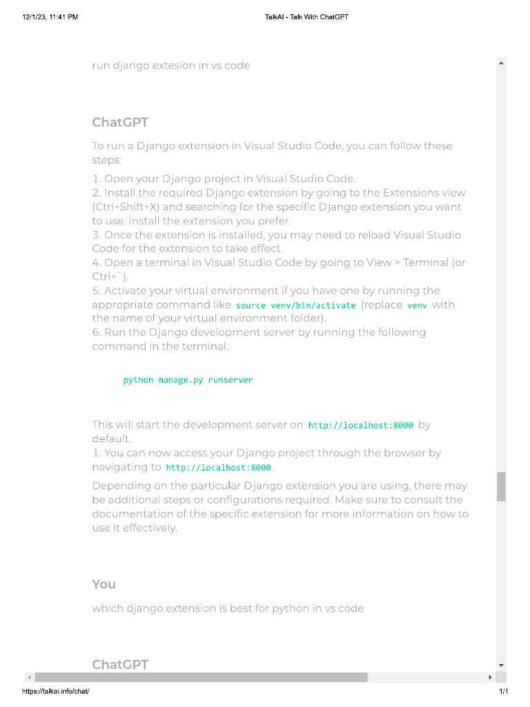 File Structure For Django | PDF