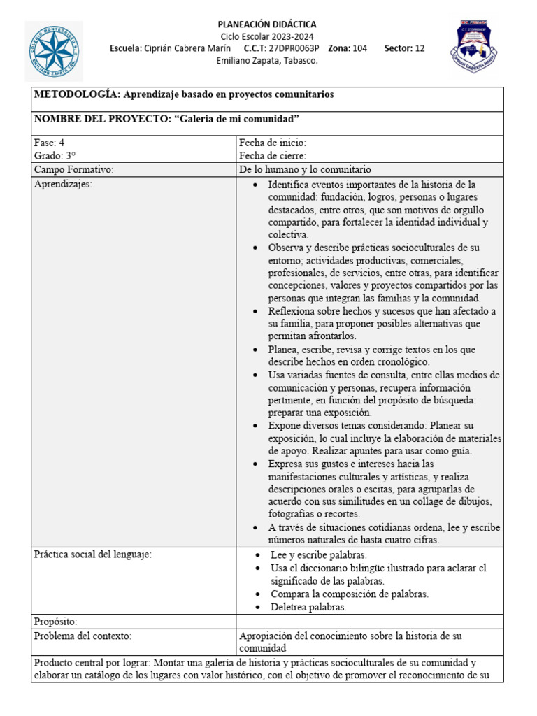 Galeria de mi comunidad | PDF