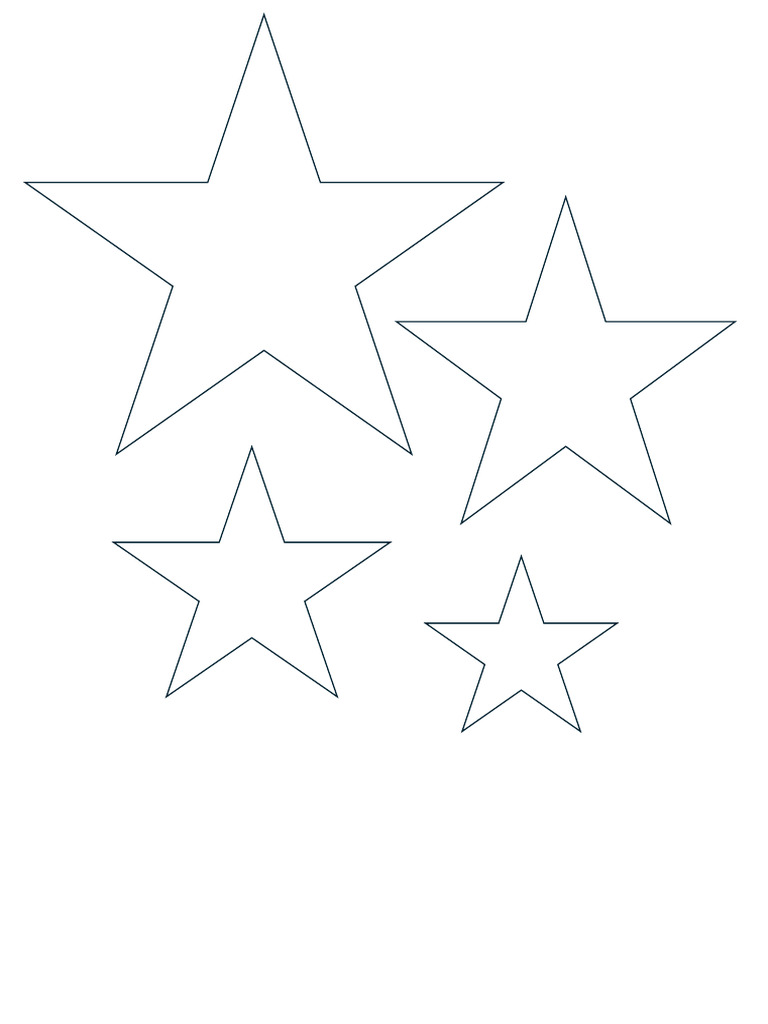 Moldes Estrellas | PDF