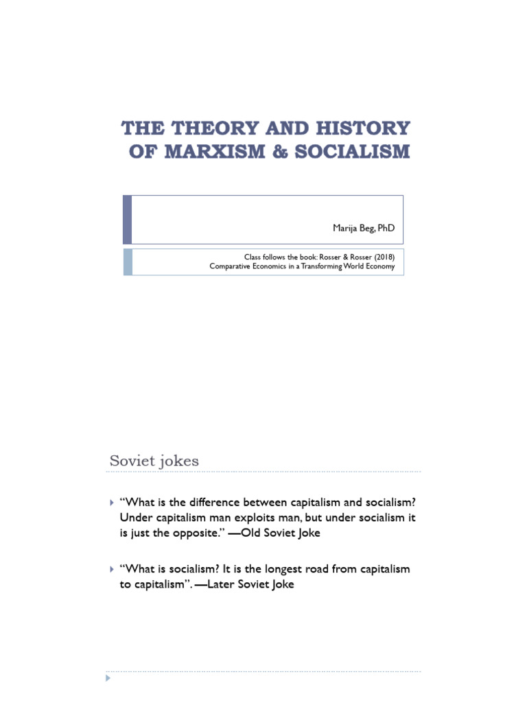 Understanding Marxism and Socialism | PDF | Socialism | Marxism