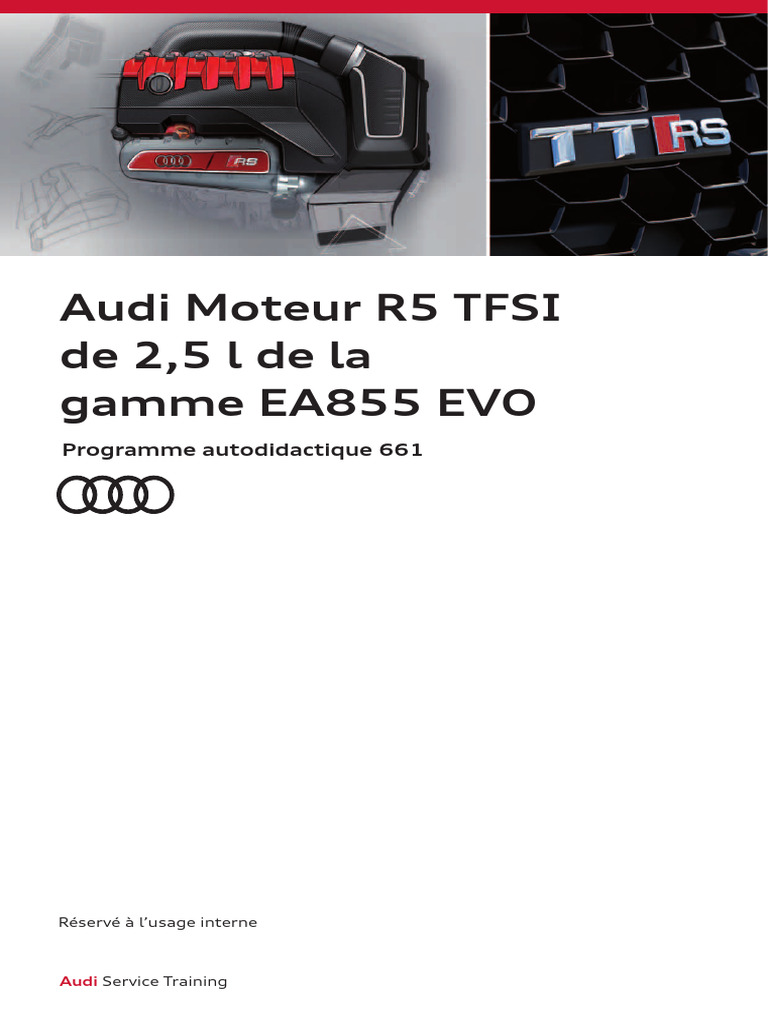 Moteur Audi R5 TFSI 2,5 l EA855 EVO | PDF | Injection (moteur) | Piston