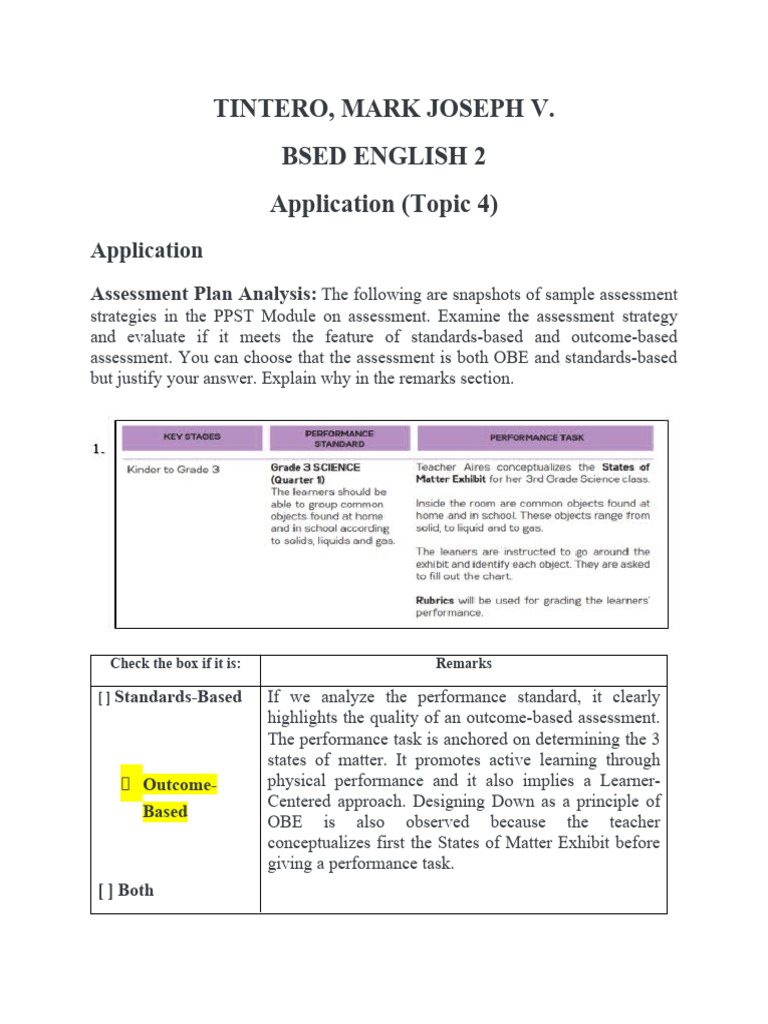 Asl - Topic 4 Application | PDF