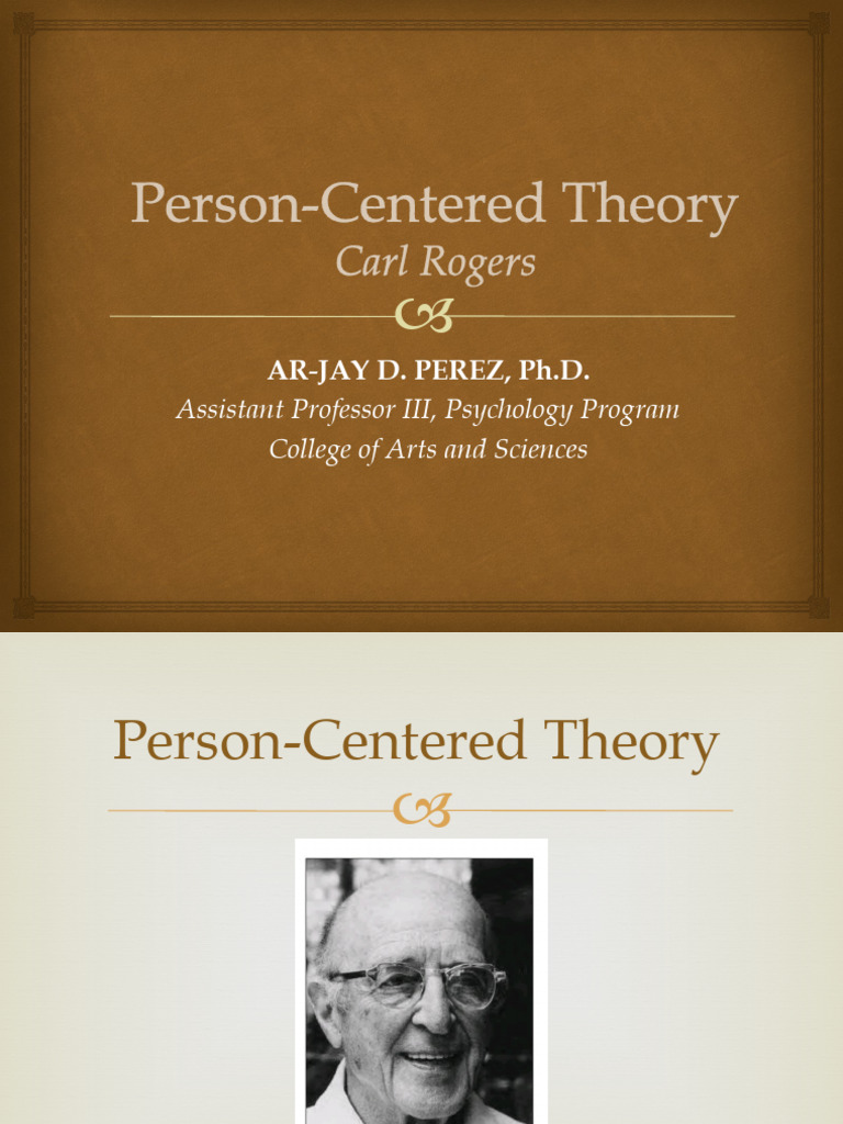 Chapter 11 Person Centered Theory | PDF | Psychotherapy | Self ...