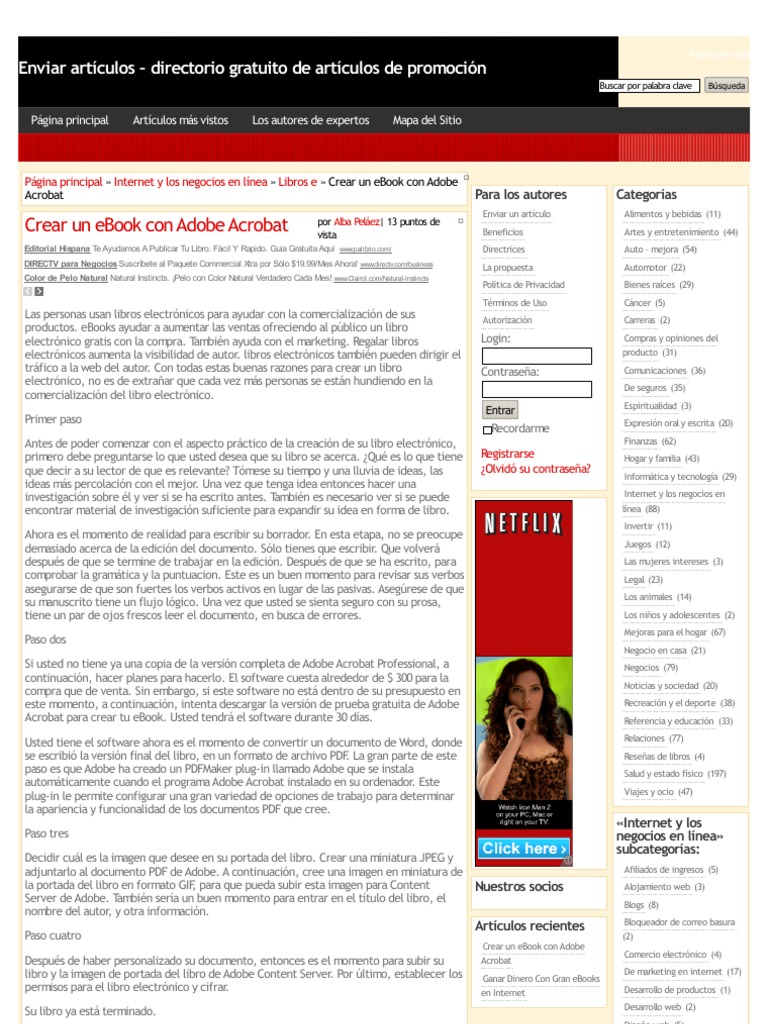 Crear Un Ebook Con Adobe Acrobat | PDF | Adobe Systems | E Books