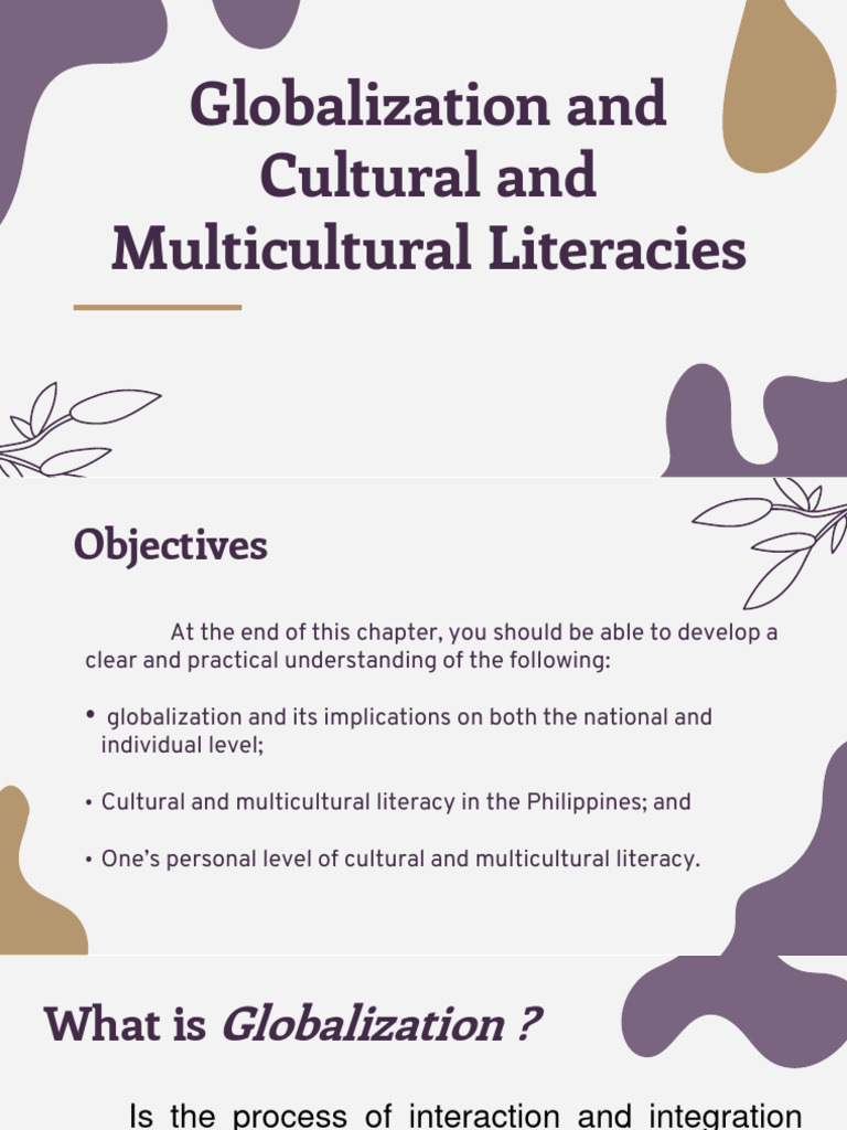 CHAPTER 2 - GLOBALIZATION, CULTURAL AND MULTILITERACIES | Download Free PDF | Globalization ...