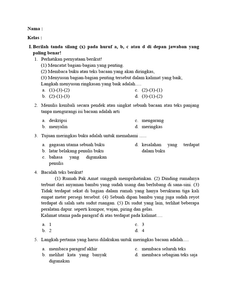 Panduan Meringkas dan Teks Eksplanasi | PDF