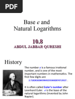 Log and Antilog Table | PDF | Logarithm | Special Functions
