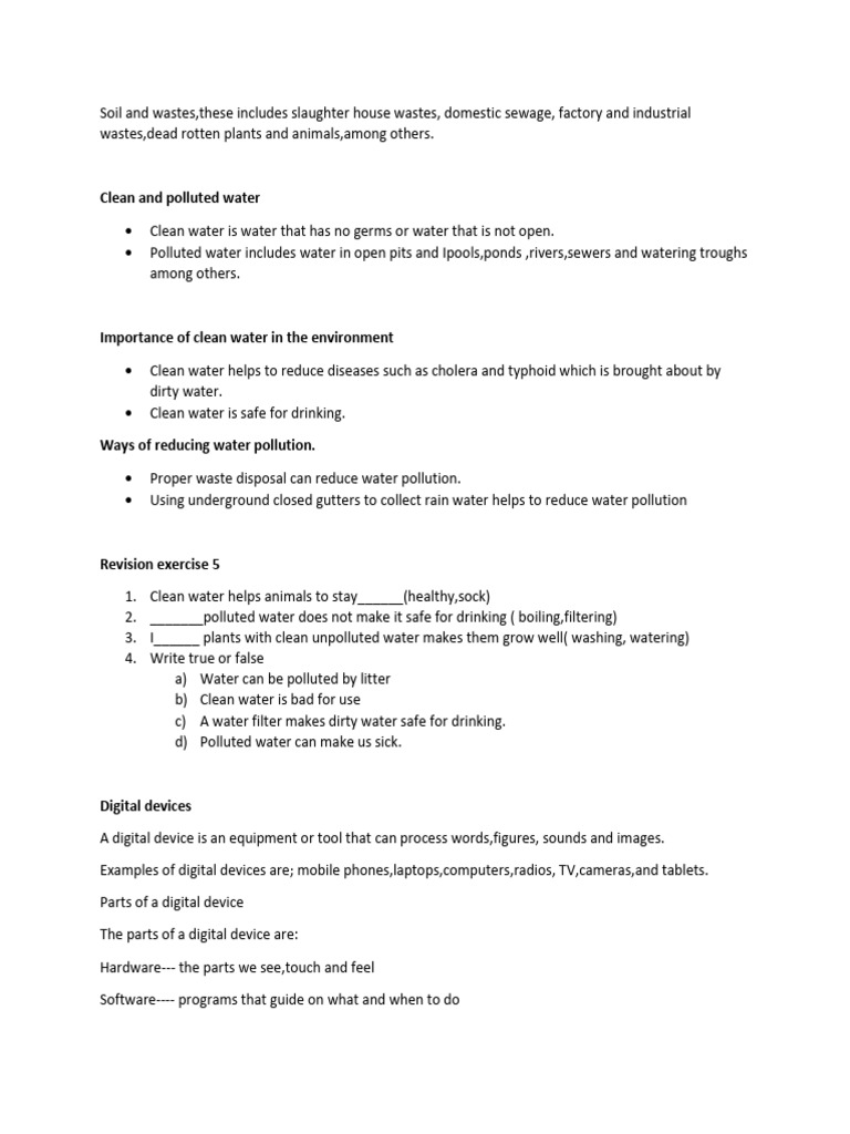 SCIENCE AND TECHNOLOGY GRADE 4 NOTES-New 074840 | PDF