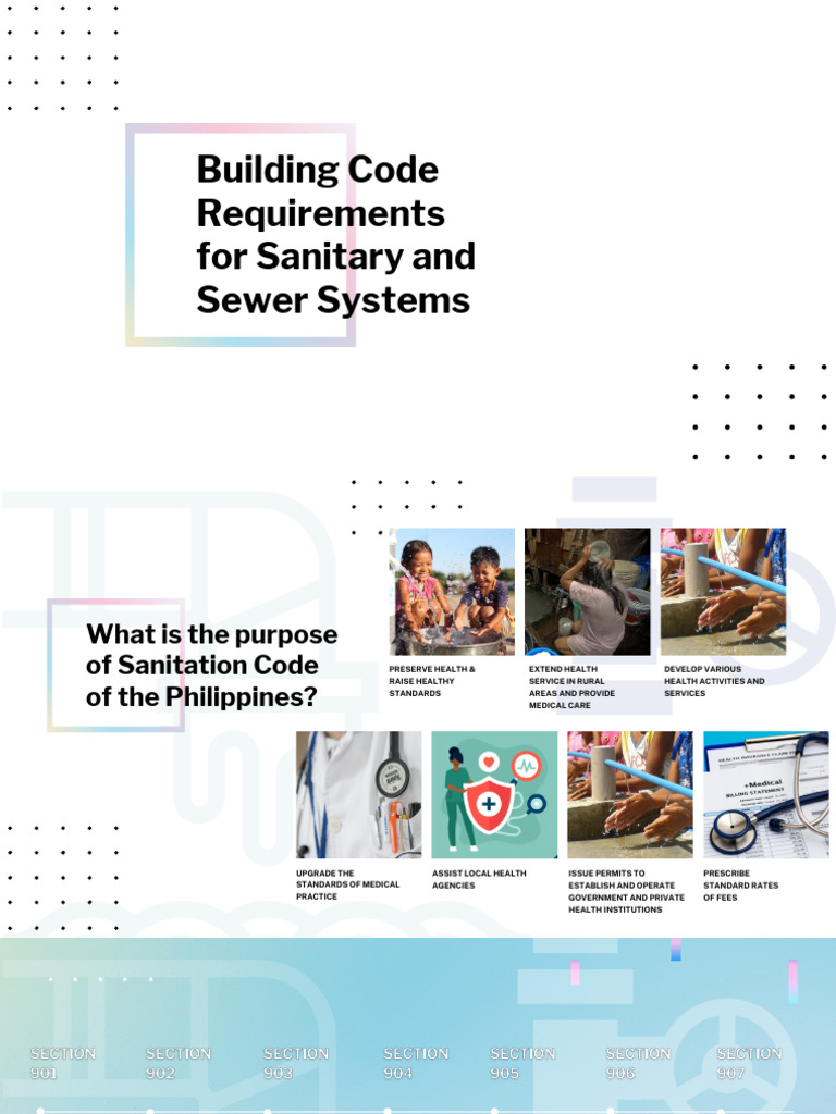 Building Code Requirements For Sanitary and Sewer Systems | PDF ...