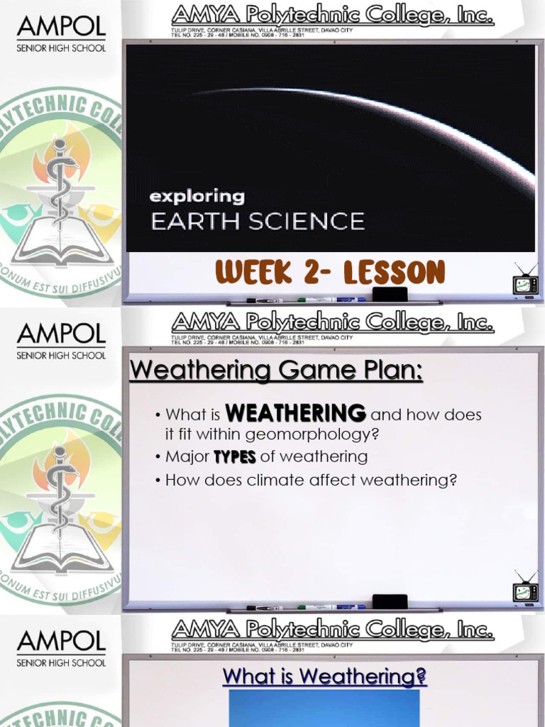 Understanding Weathering in Geomorphology | PDF | Weathering | Minerals
