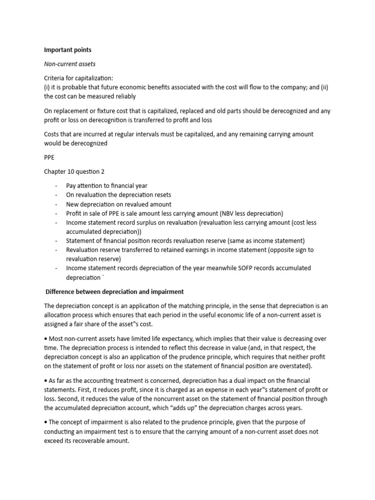 important-points-pdf-depreciation-book-value
