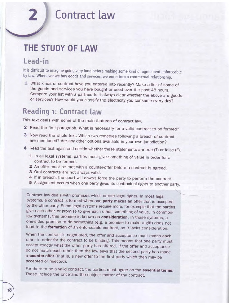Contract Formation & Consideration Rules | PDF