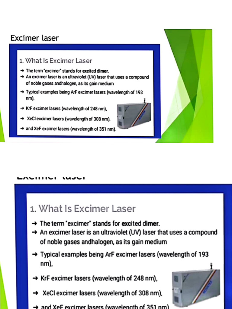 Excimer Laser | PDF